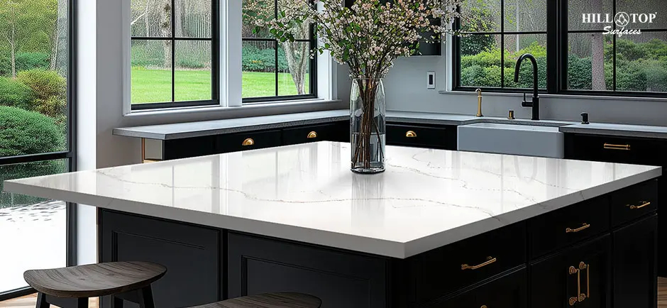Quartz Countertops in Toronto Canada Kitchen Backsplash by Mars Quartz